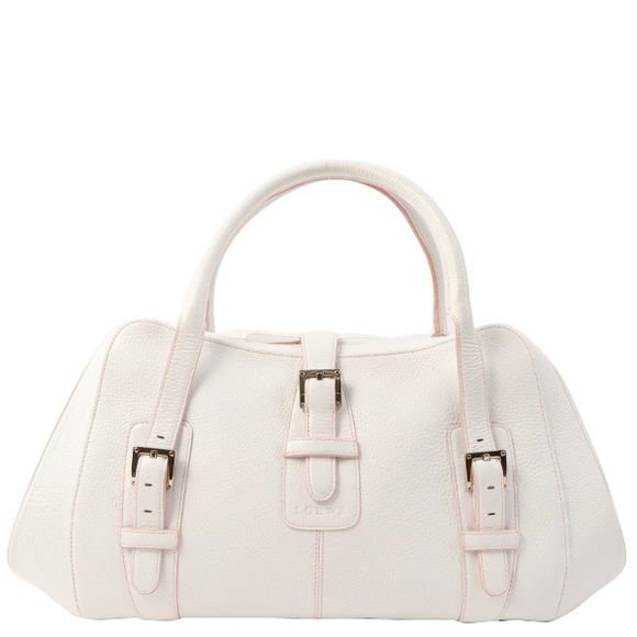 Loewe | Bags | Loewe Senda Top Handle Bag White | Poshmark